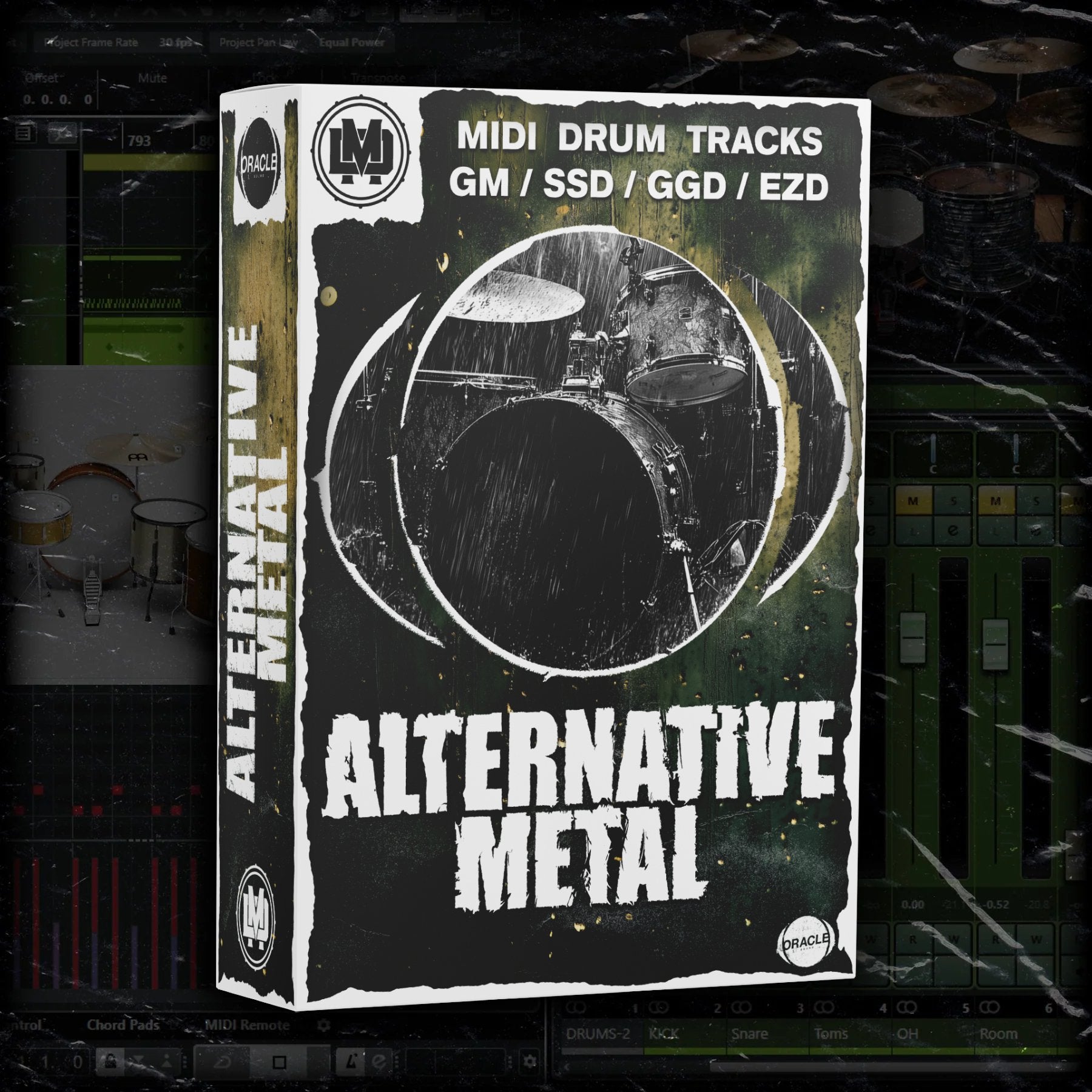 Alternative Metal Drum MIDI Pack – 11 Songs | Oracle Sound - Oracle Sound